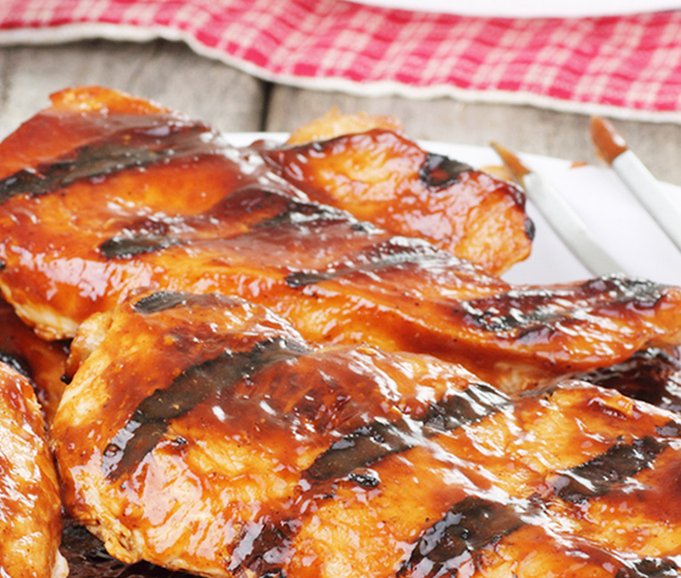 Barbecue Chicken, Steamed Broccoli & Coleslaw Recipe | Curves