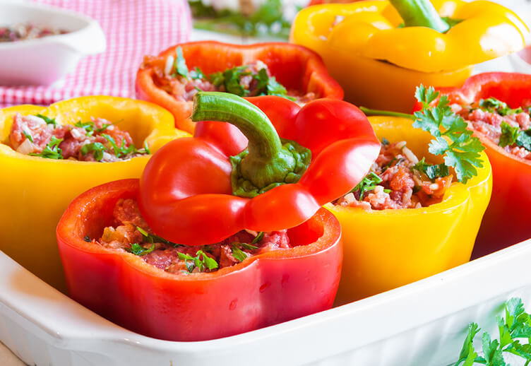 Italian-Style Stuffed Peppers Recipe | Curves