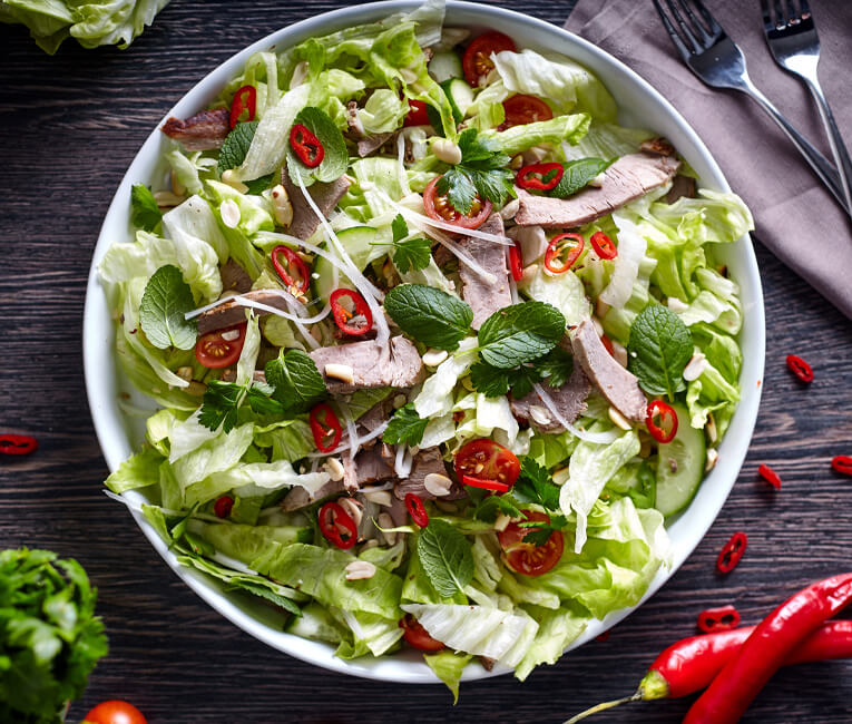 Asian Beef Salad Recipe | Curves